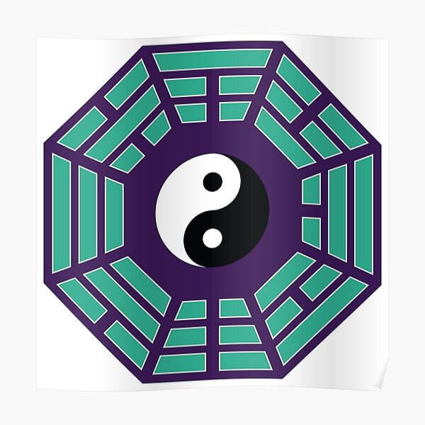 "I Ching Yin Yang" Poster by GalacticMantra | Redbubble