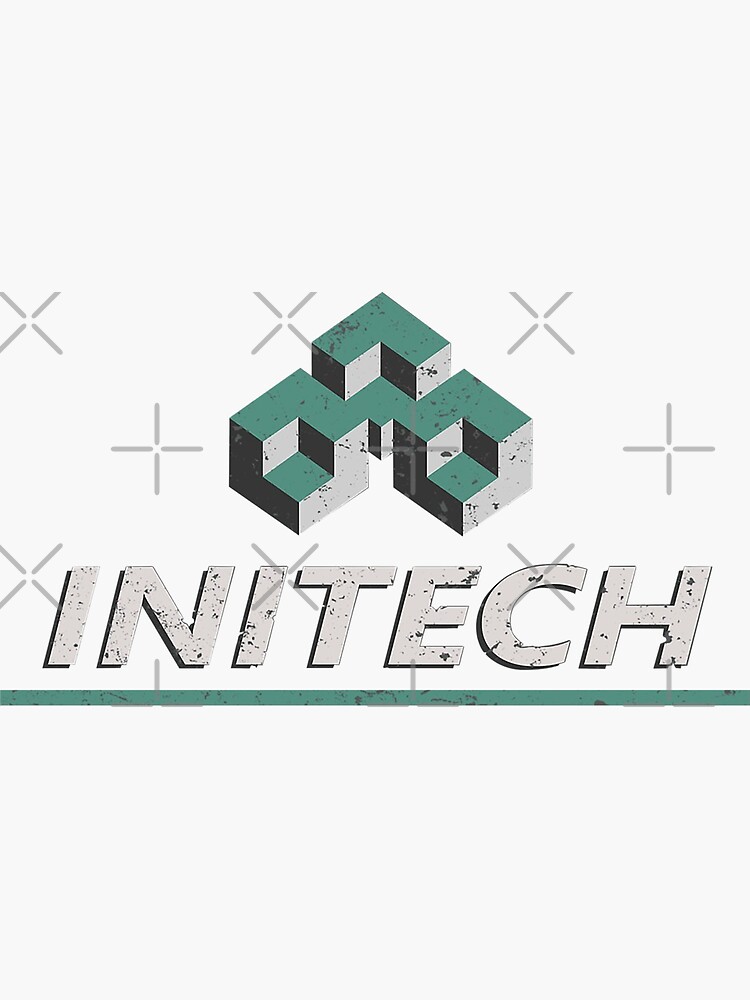 "INITECH" Sticker for Sale by trev4000 | Redbubble