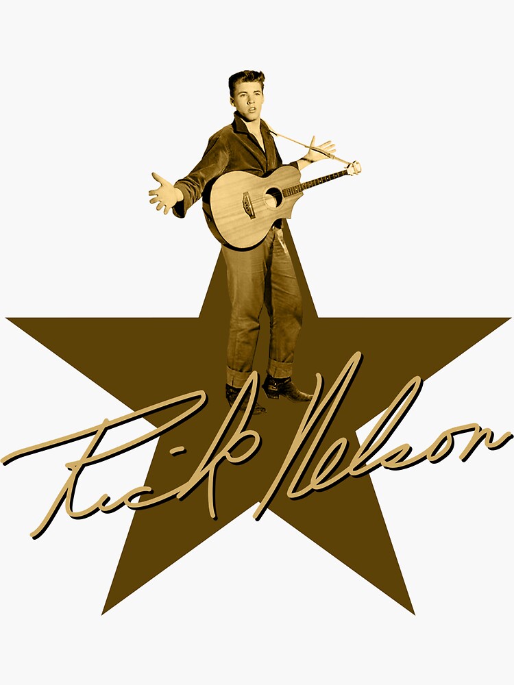 "Ricky Nelson - Signature" Sticker for Sale by TIGERDAVER | Redbubble