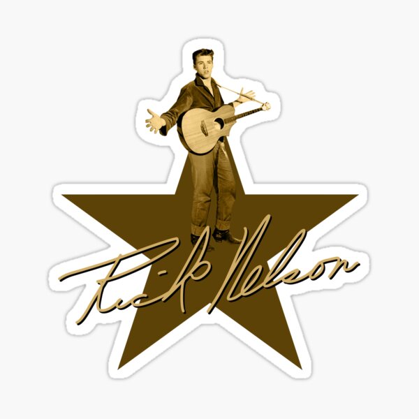 "Ricky Nelson - Signature" Sticker for Sale by TIGERDAVER | Redbubble