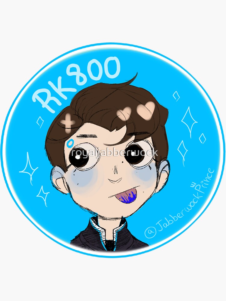 "Detroit Become Human - Connor RK800" Sticker for Sale by ...