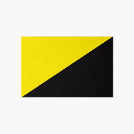 Lámina rígida «Bandera Ancap bandera anarcocapitalismo negra y amarilla ...