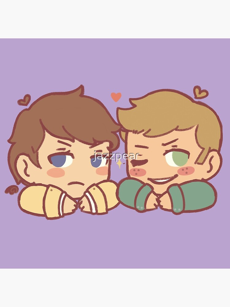 "Destiel Chibi" Kunstdruck von jazzpear | Redbubble