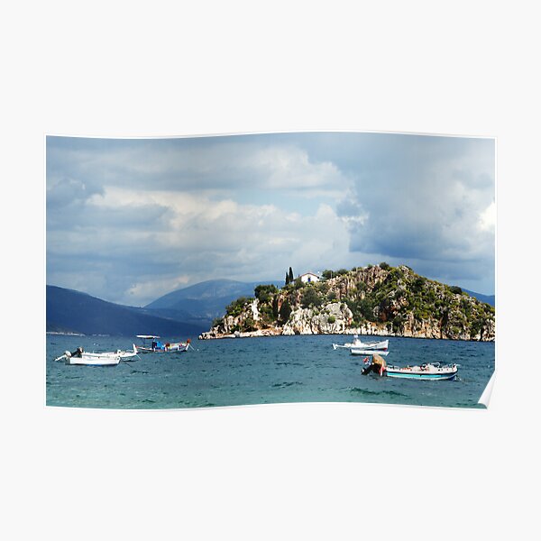"Romvi island, Tolo" Poster for Sale by monocotylidono | Redbubble