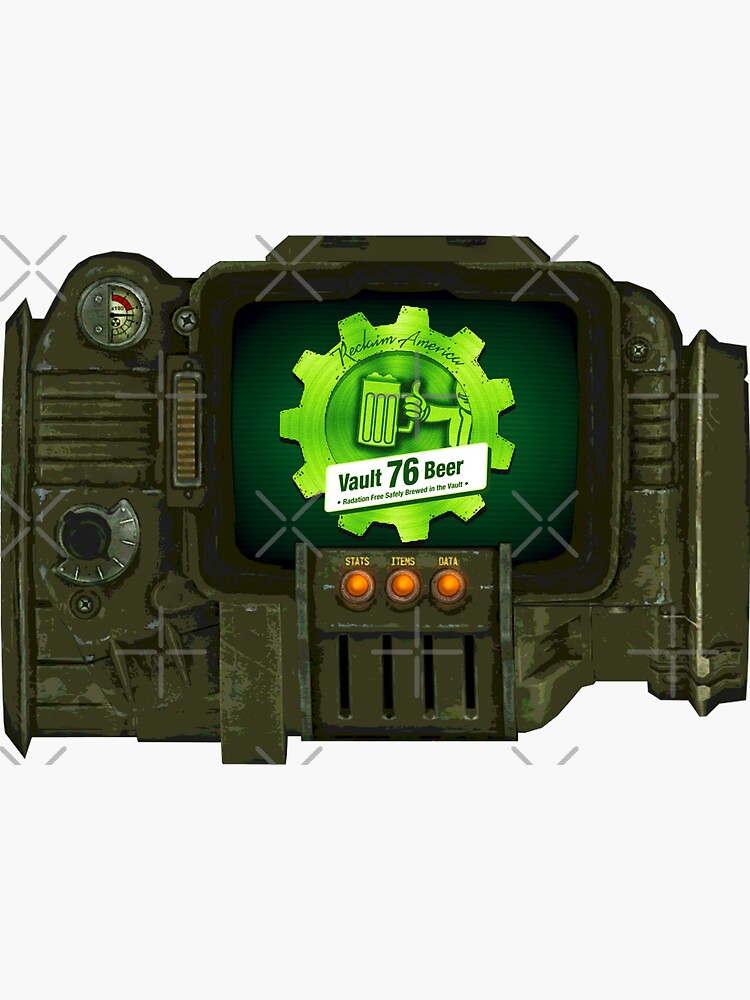 "Vault 76" Sticker by DBnation | Redbubble