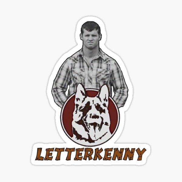 "LetterKenney" Sticker for Sale by againnagain | Redbubble