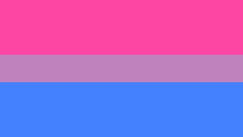 "Neon Pastel Bisexual Pride Flag" by Saytenn | Redbubble