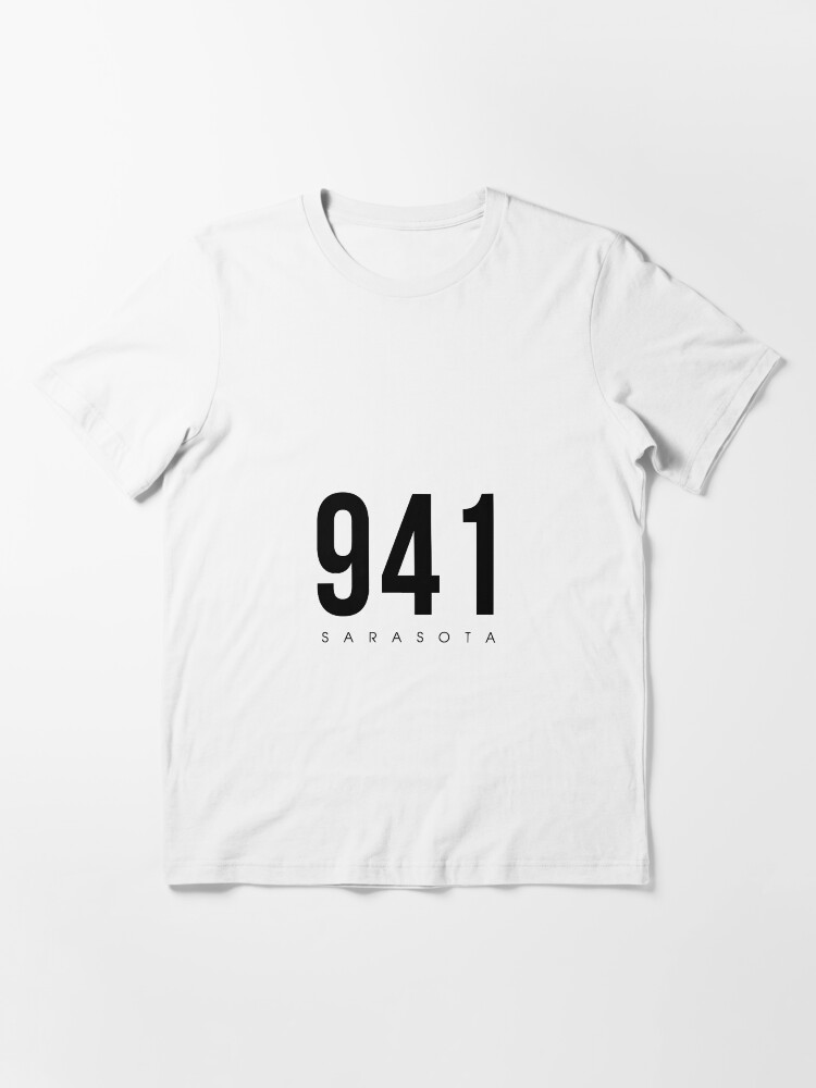 "Sarasota, FL - 941 Area Code design" T-shirt for Sale by CartoCreative ...