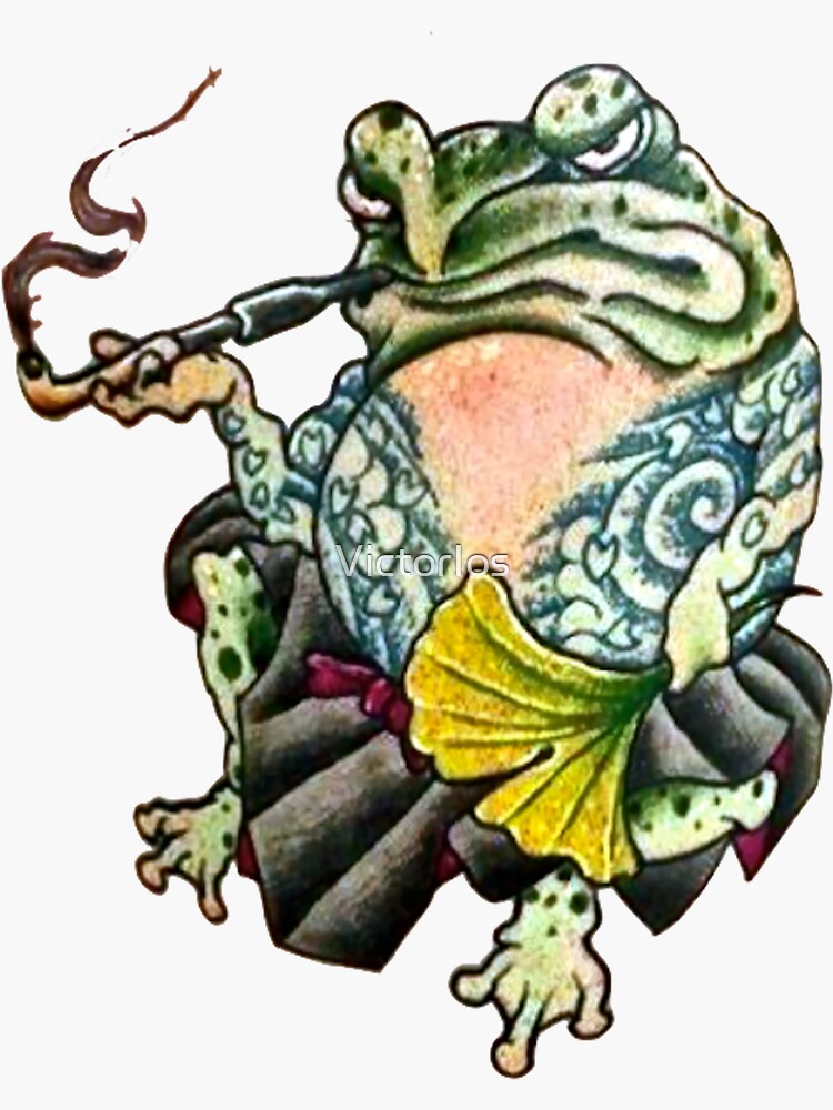 "A Grouchy Vaping Frog" Sticker for Sale by VictorIos | Redbubble