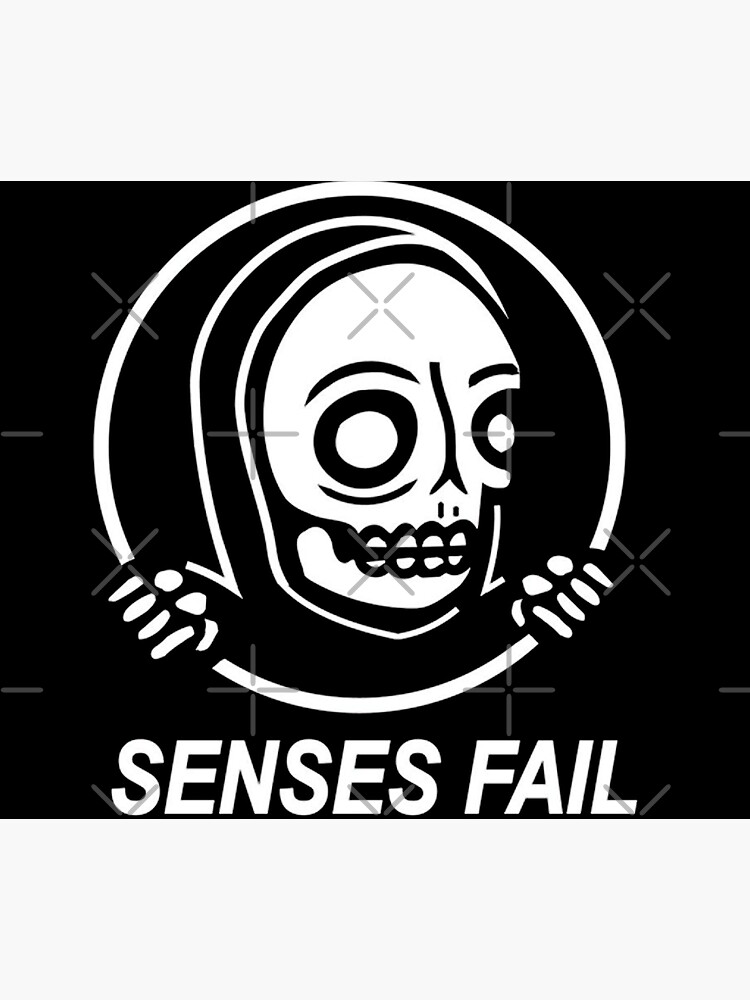 "senses fail skull" Framed Art Print for Sale by nuwandas | Redbubble