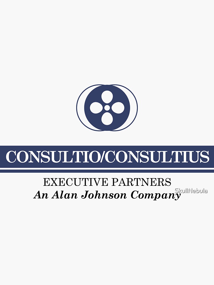 "Consultio/Consultius" Sticker for Sale by SkullNebula | Redbubble