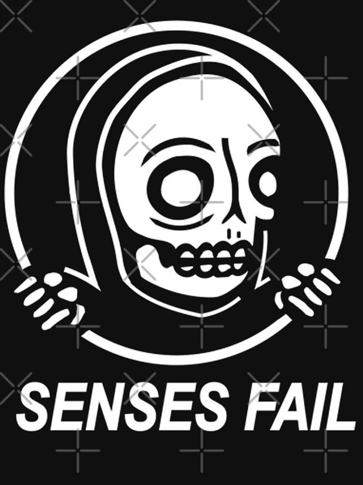 "senses fail skull" Essential T-Shirt for Sale by nuwandas | Redbubble