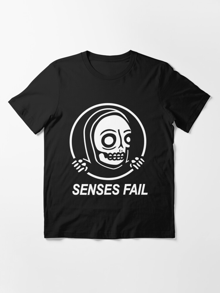 "senses fail skull" T-shirt for Sale by nuwandas | Redbubble | senses ...