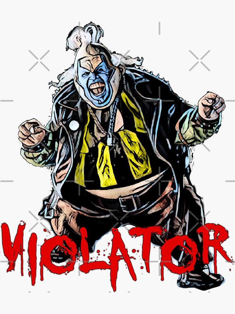 "the Violator" Sticker for Sale by JTK667 | Redbubble