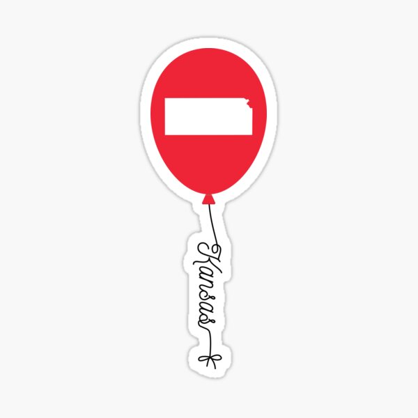 "Kansas State Balloon" Sticker by InspiredQuotes | Redbubble