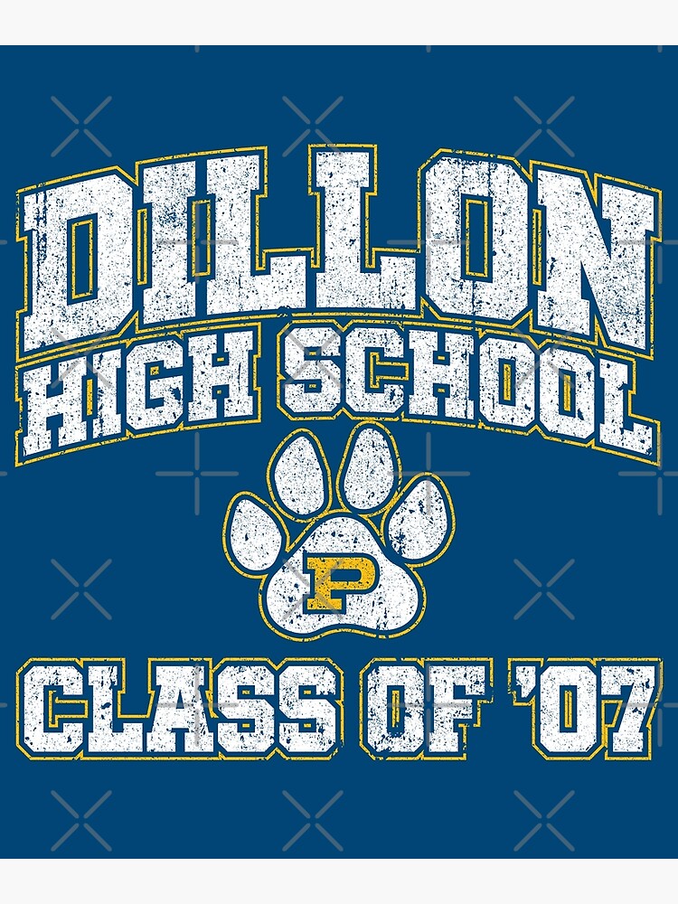 "Dillon High School Class of 2007 (Variant)" Poster by huckblade ...