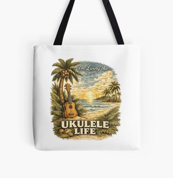 Ukulele Aesthetic Tote Bags for Sale | Redbubble