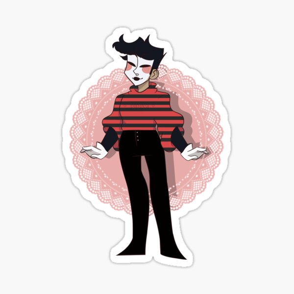 "Wes The Mime" Sticker for Sale by psychoticham | Redbubble