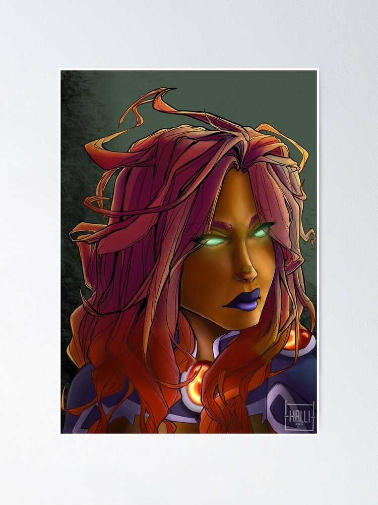 "Starfire" Poster for Sale by HALLI-Navarro | Redbubble