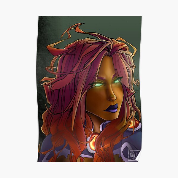 "Starfire" Poster for Sale by HALLI-Navarro | Redbubble