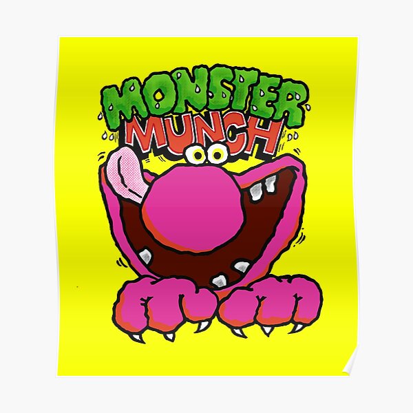Monster Munch Posters | Redbubble