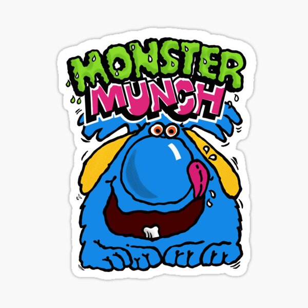Monster Munch Stickers | Redbubble