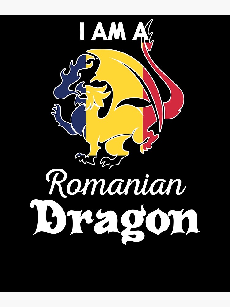 "Dragon Romanian Flag Romania " Poster for Sale by countryflags | Redbubble
