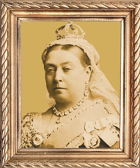 "Queen Victoria in Frame (Sepia Theme)" Posters by cazbub100 | Redbubble