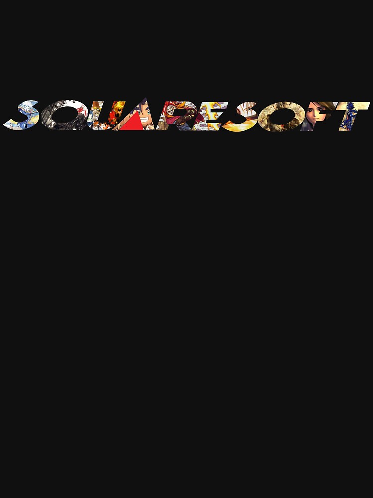 "Squaresoft Logo" Essential T-Shirt for Sale by Dancing-Queen | Redbubble