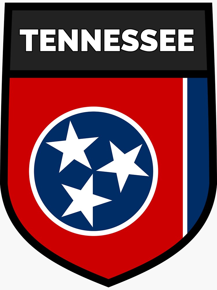 "TENNESSEE BADGE" Sticker for Sale by dreamyguy | Redbubble
