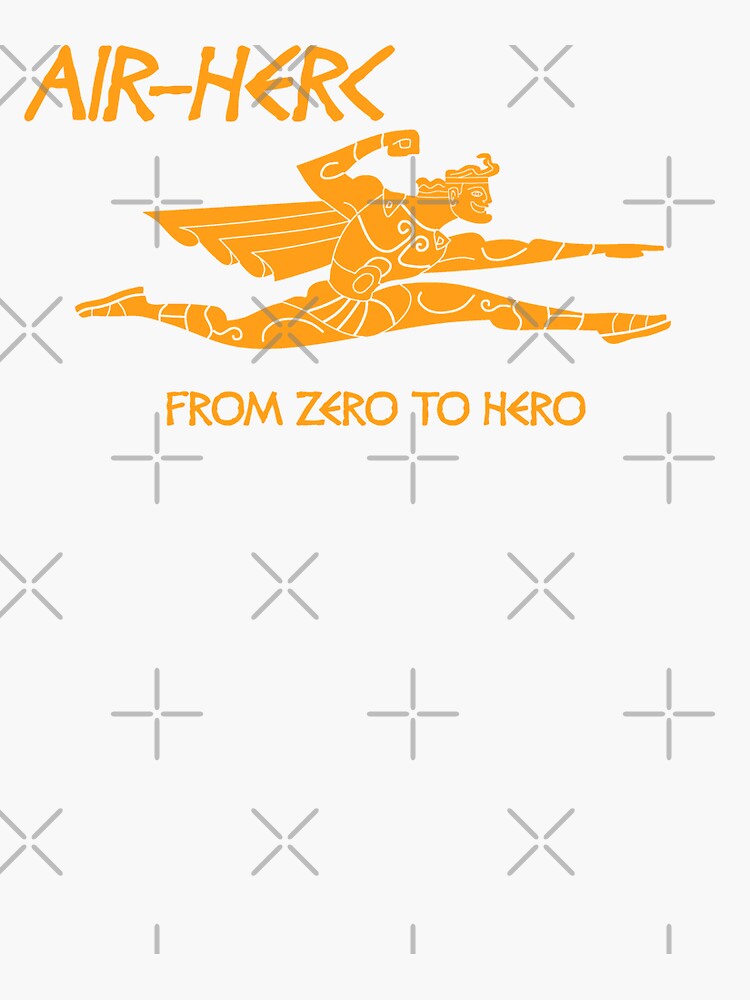 "Air Herc 2" Sticker for Sale by Lanfa | Redbubble