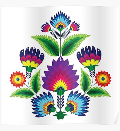 Polish Folk Art Posters | Redbubble