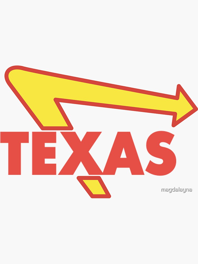 "Texas Burger" Sticker for Sale by magdalayna | Redbubble