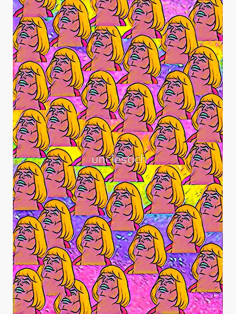 "Laughing Adam Collage" Sticker by unclestich | Redbubble