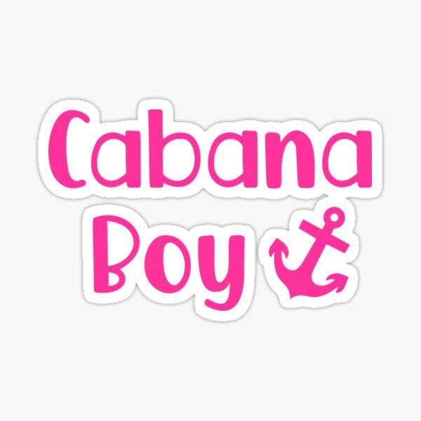 "Cabana Boy" Sticker by fruitflypie | Redbubble