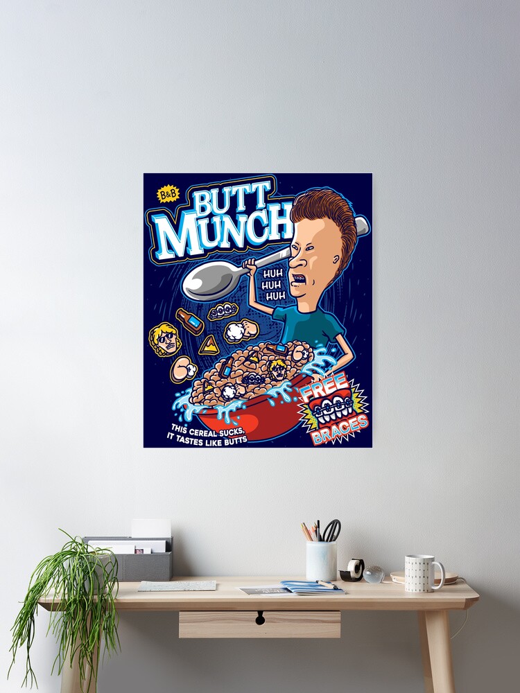 "Butt Munch" Poster for Sale by CoDdesigns | Redbubble