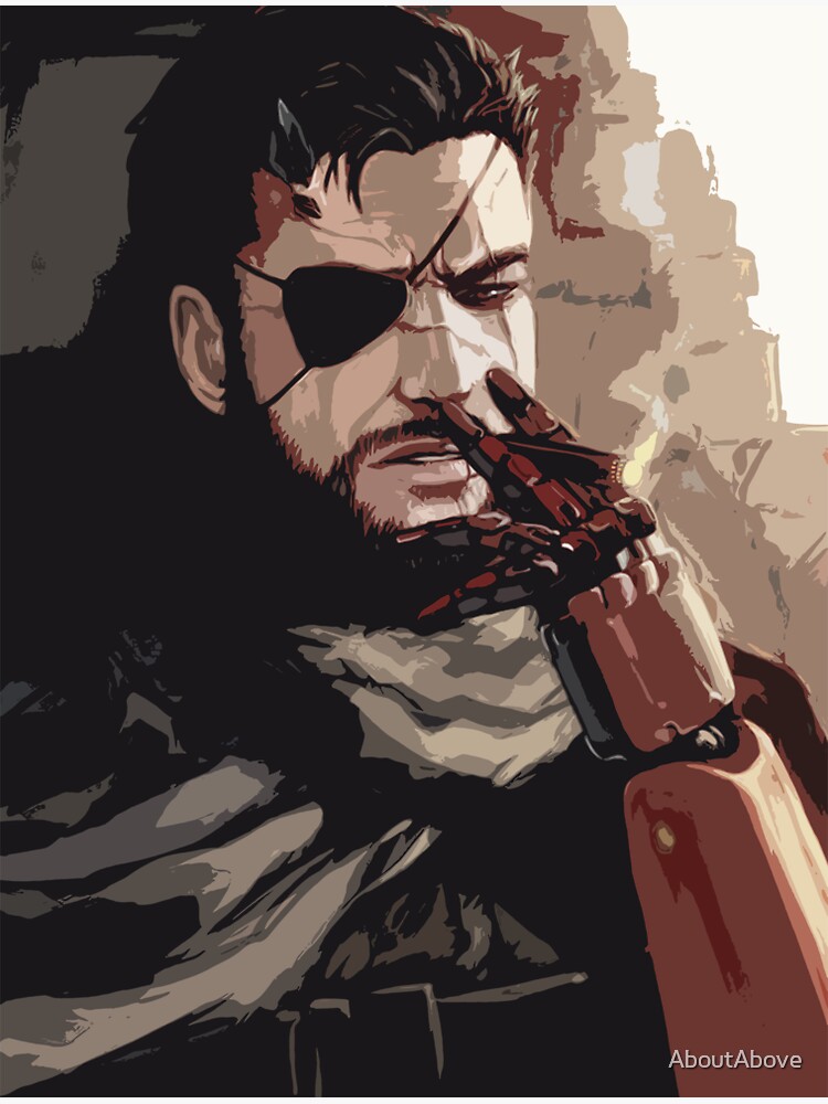 "Metal Gear Solid V - (MGSV) | Snake Smoking" Sticker for Sale by ...