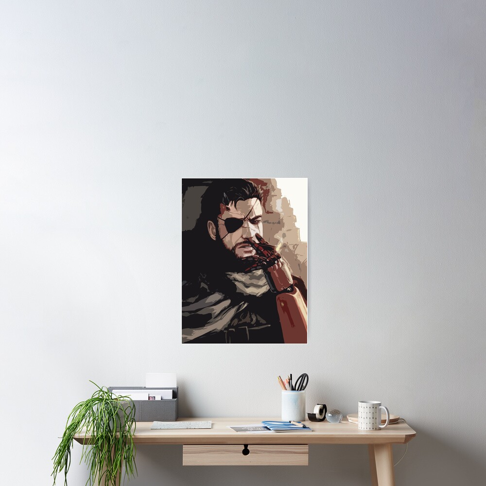 "Metal Gear Solid V - (MGSV) | Snake Smoking" Poster for Sale by ...