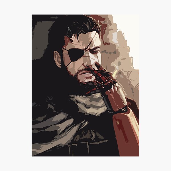 Lámina fotográfica «Metal Gear Solid V - (MGSV) | Snake Fumando» de ...