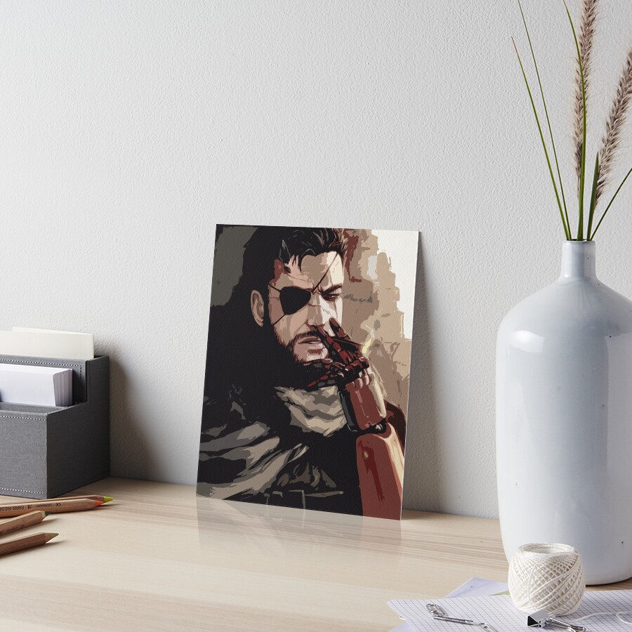 "Metal Gear Solid V - (MGSV) | Snake Smoking" Art Board Print for Sale ...