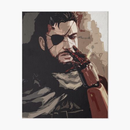 "Metal Gear Solid V - (MGSV) | Snake Smoking" Art Board Print for Sale ...