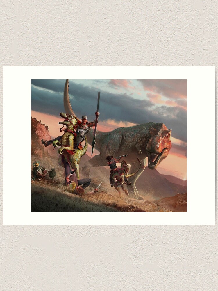 "ARK: Survival Evolved | T-Rex Design" Art Print by AboutAbove | Redbubble
