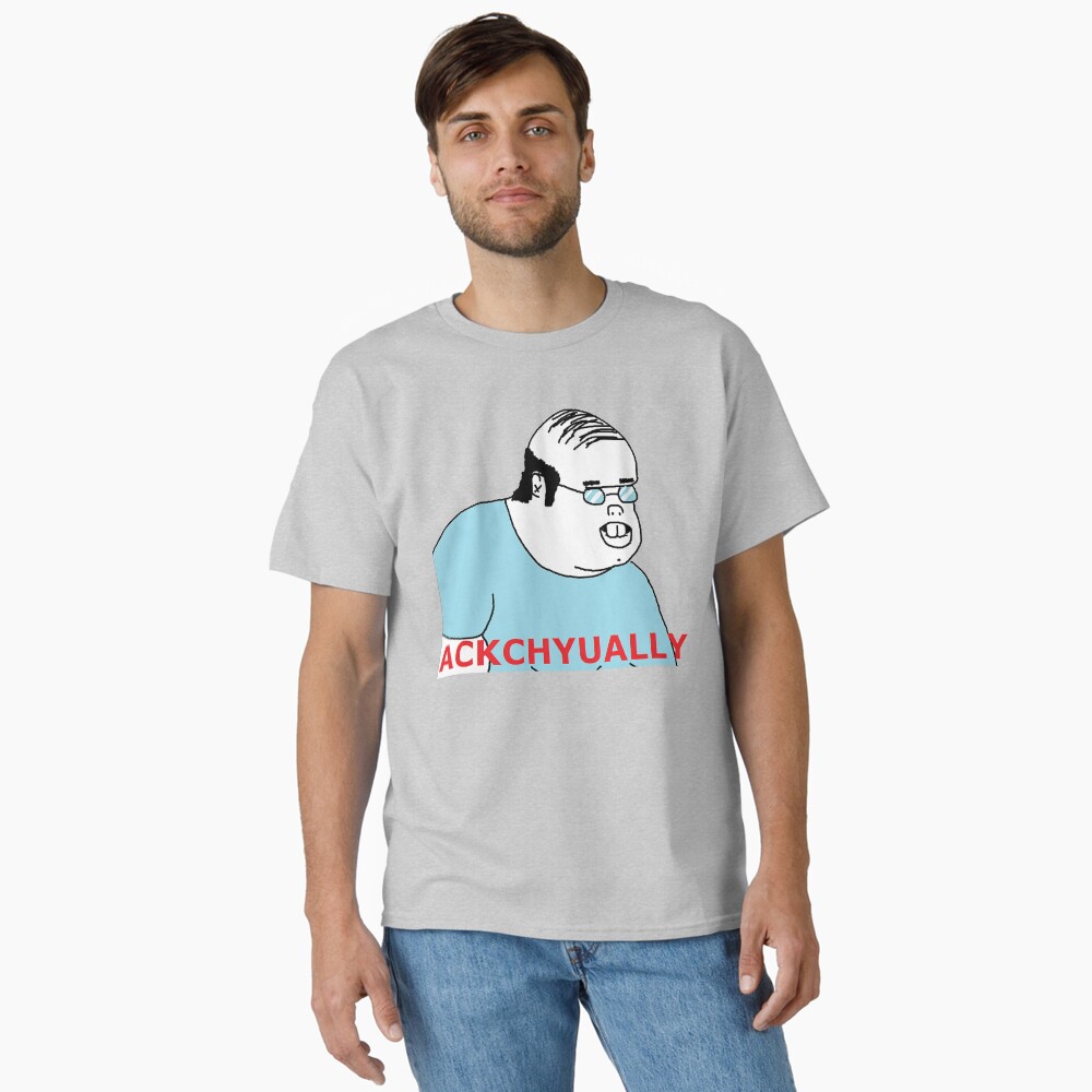 "Actually Ackchyually Meme" Sticker for Sale by WittyFox | Redbubble