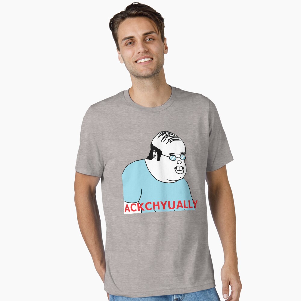 "Actually Ackchyually Meme" Sticker for Sale by WittyFox | Redbubble