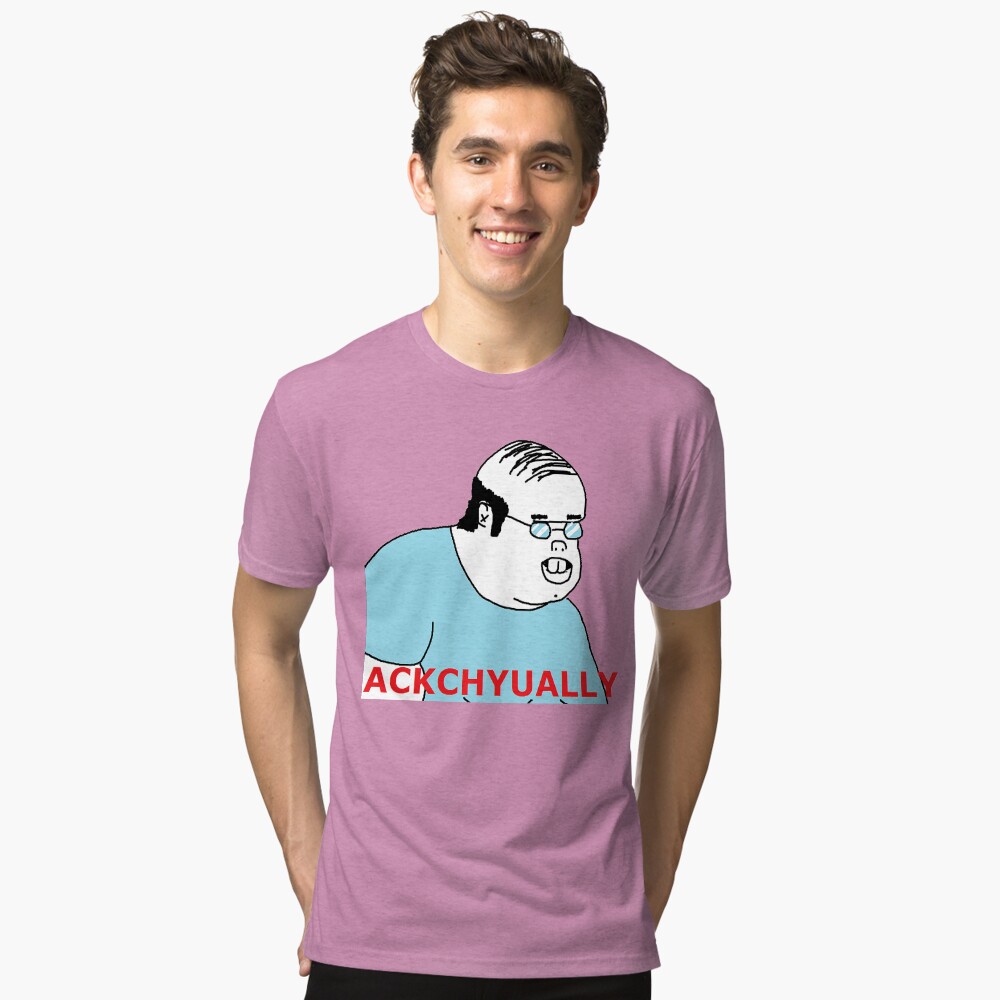 "Actually Ackchyually Meme" Sticker for Sale by WittyFox | Redbubble