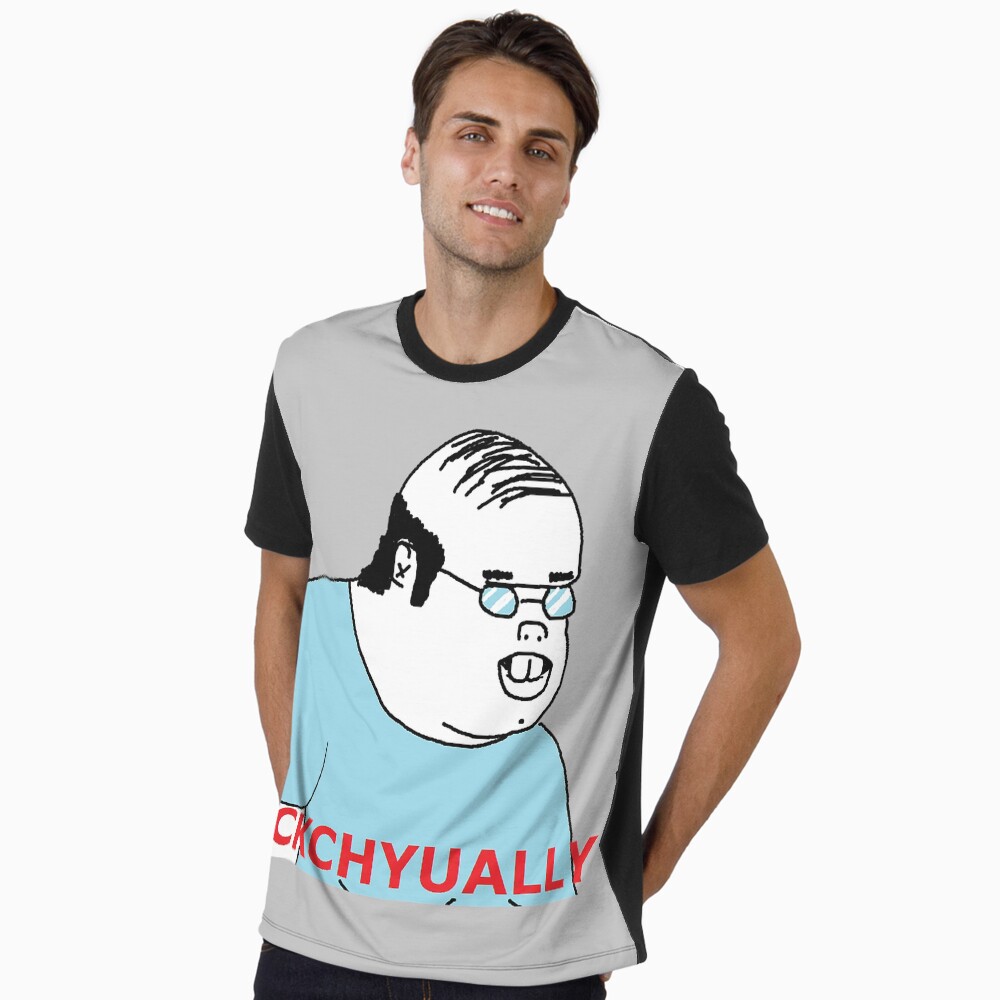 "Actually Ackchyually Meme" Sticker for Sale by WittyFox | Redbubble