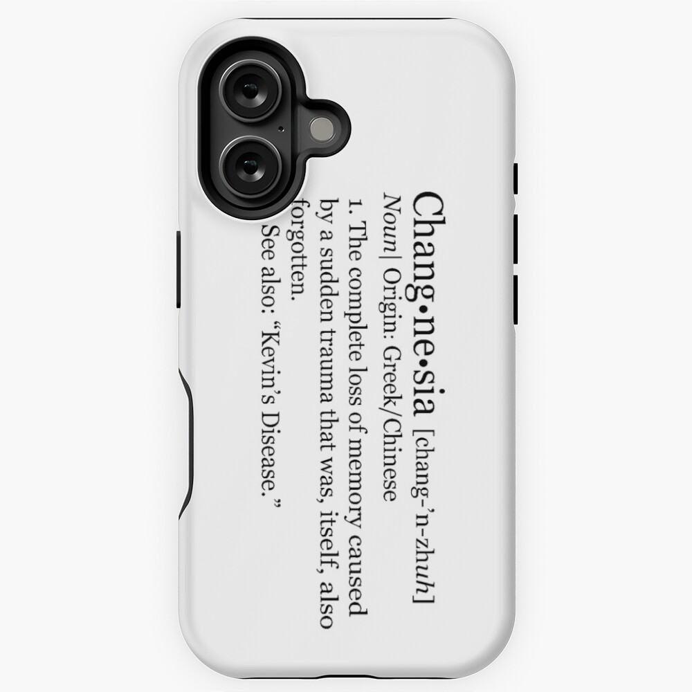 "Changnesia definition" Sticker for Sale by Cosmox | Redbubble