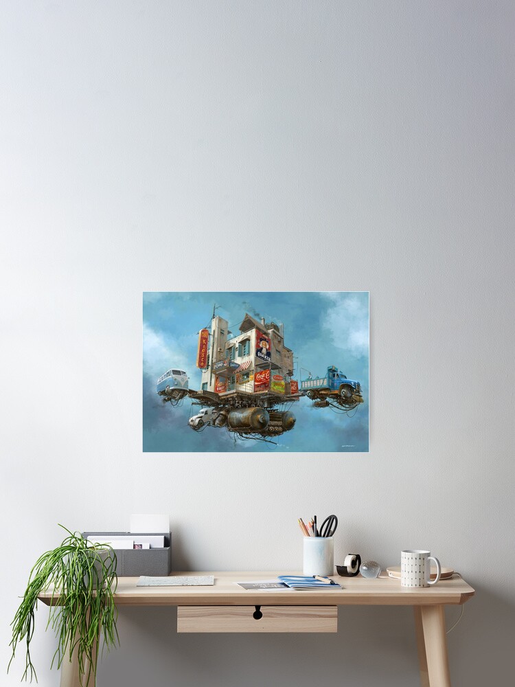 "DieselPunk House" Poster for Sale by NewTiziano | Redbubble