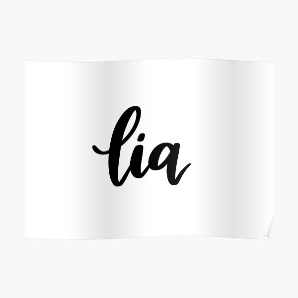 "Lia" Poster for Sale by ellietography | Redbubble