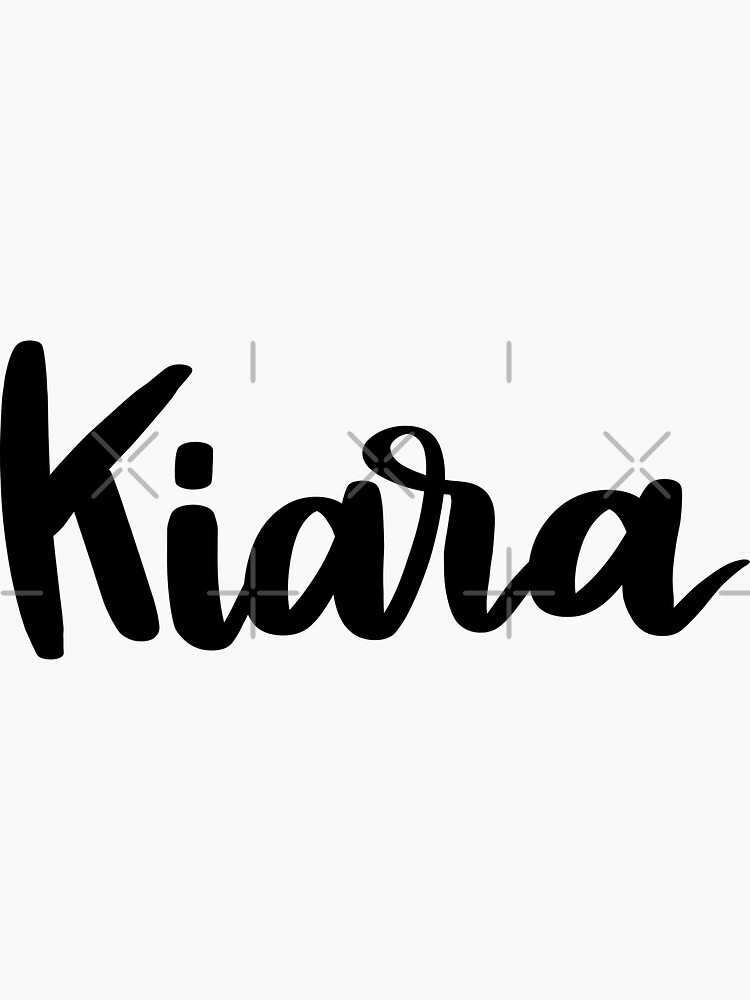 "Kiara " Sticker for Sale by ellietography | Redbubble